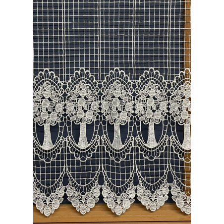 Rideau brise bise Alexandre - macramé - français - RideauxVoilages